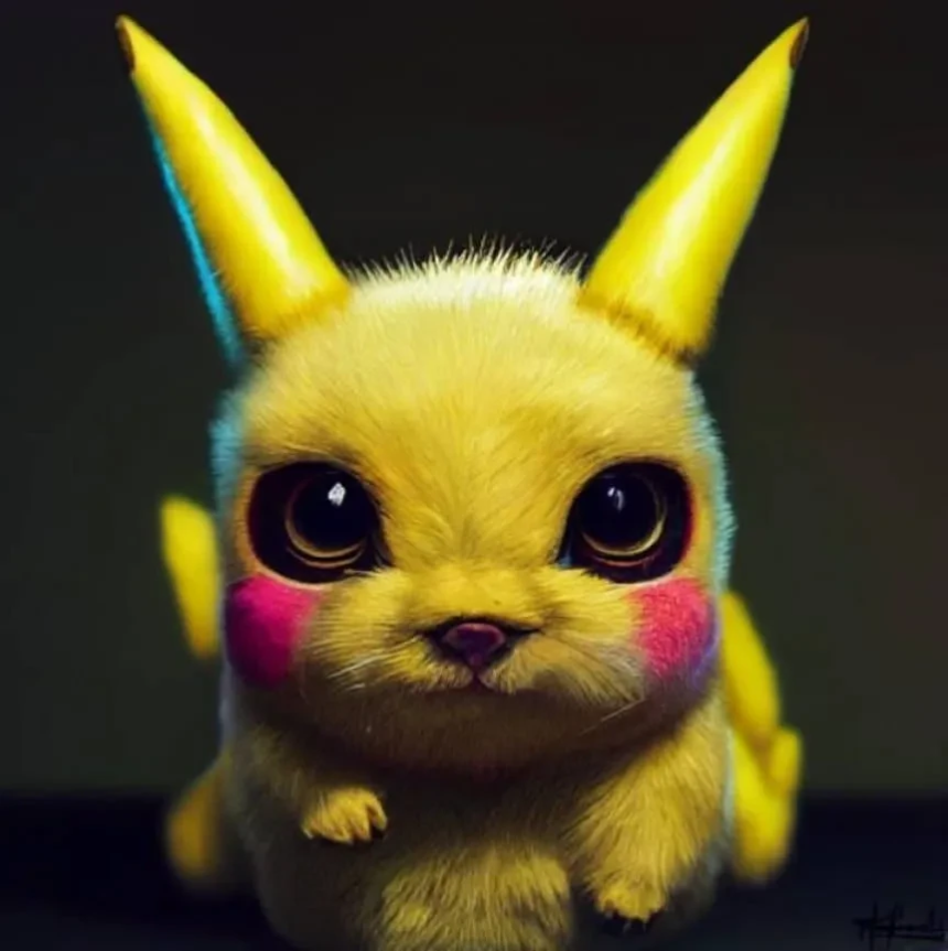 ¿Cómo se vería Pikachu en la vida real, según la inteligencia artificial?