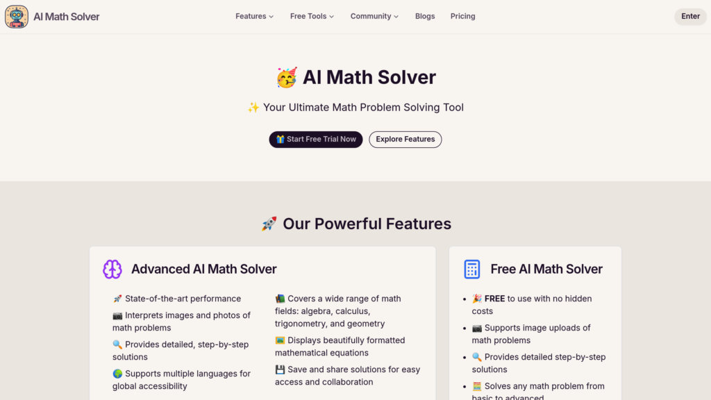 AI Math Solver - Asistente de Educación [Review 2026]